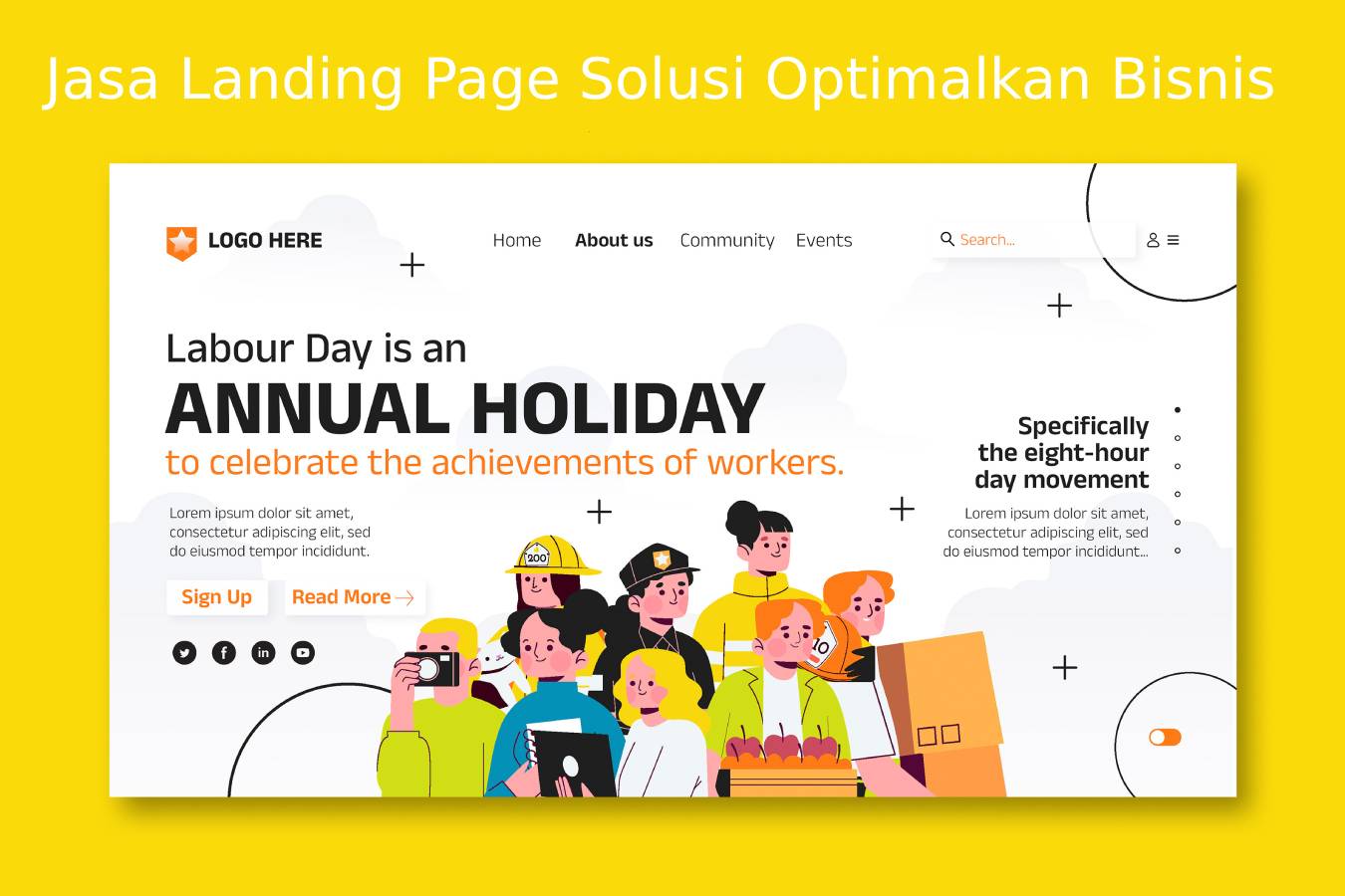 Jasa Landing Page Solusi Optimalkan Bisnis